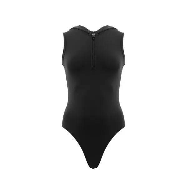 AUDREY VALLENS Hooded Bodysuit