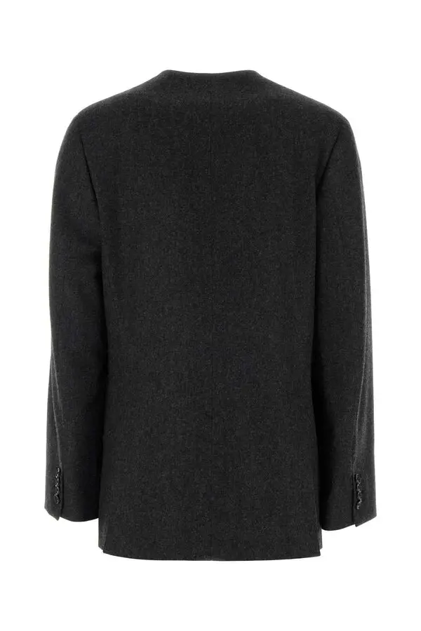 JIL SANDER Charcoal Wool Blazer