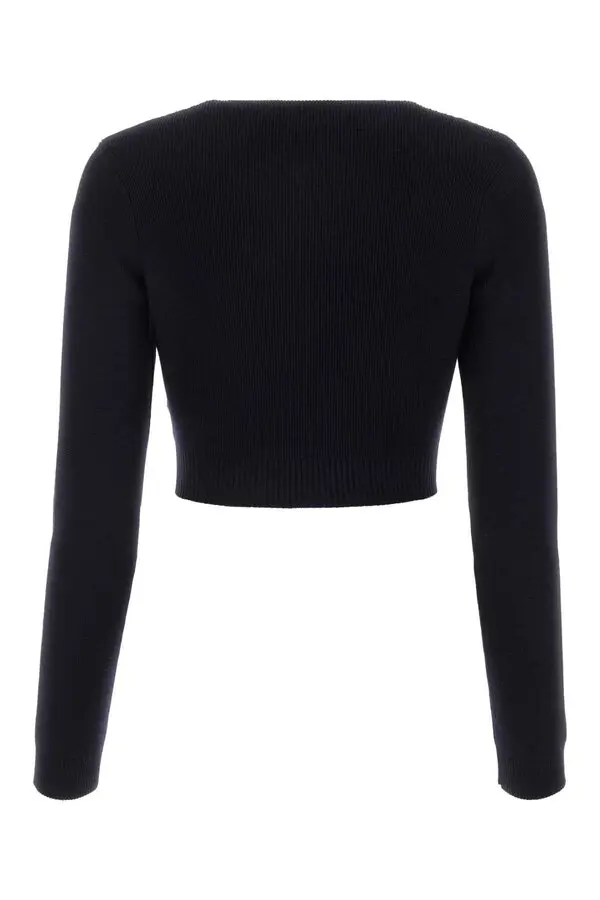 JIL SANDER Midnight Wool Sweater - Blue