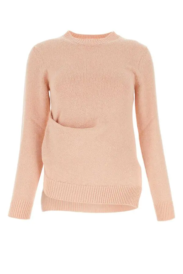 JIL SANDER Light Cotton Blend Sweater