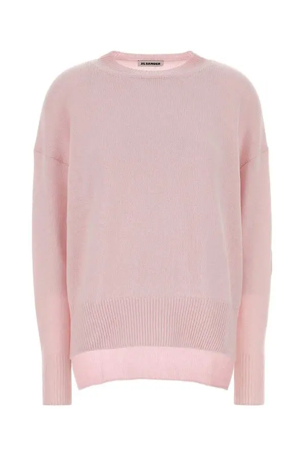 JIL SANDER Cashmere Oversize Sweater - Pink