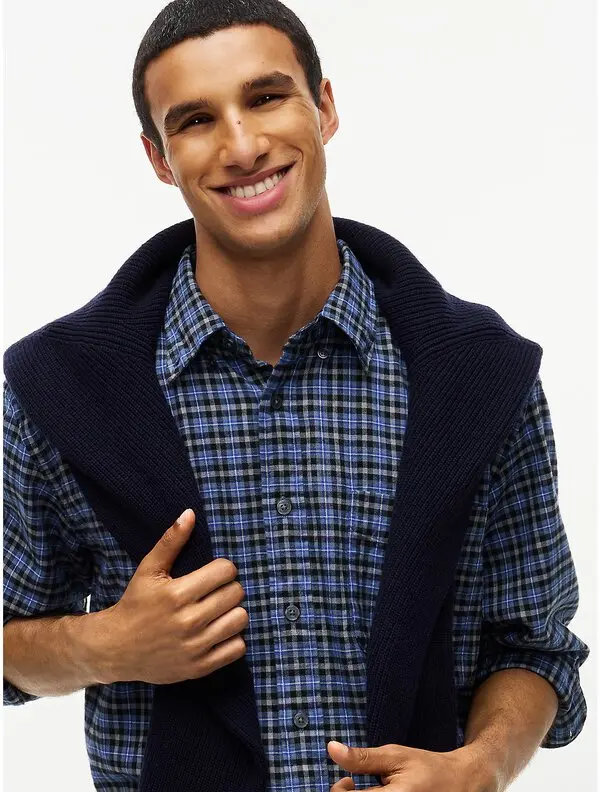 Tommy Hilfiger Relaxed Fit Tartan Flannel Shirt