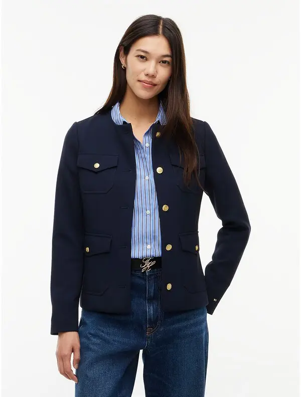 Tommy Hilfiger Slim Fit Ponte Multi-pocket Jacket