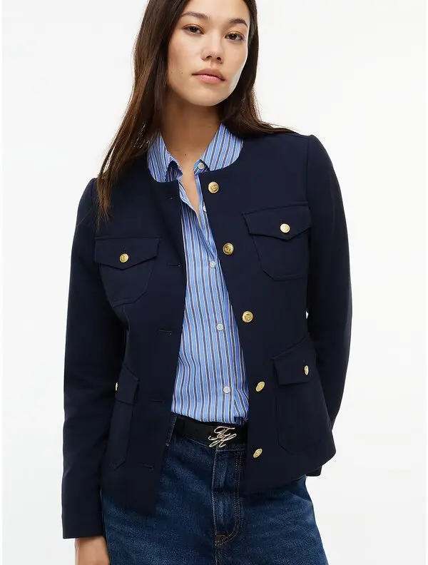 Tommy Hilfiger Slim Fit Ponte Multi-pocket Jacket