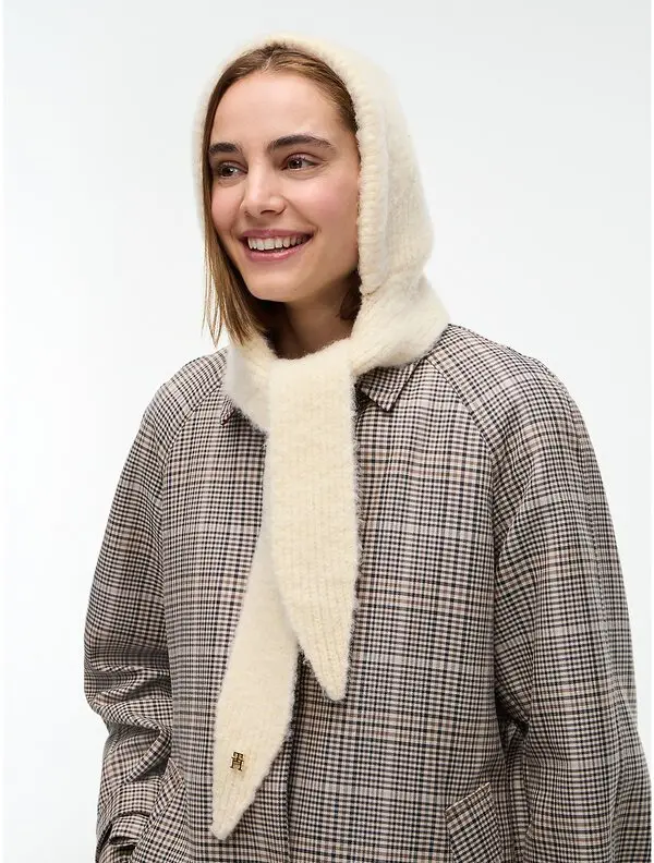 Tommy Hilfiger Monogram Logo Knit Hood
