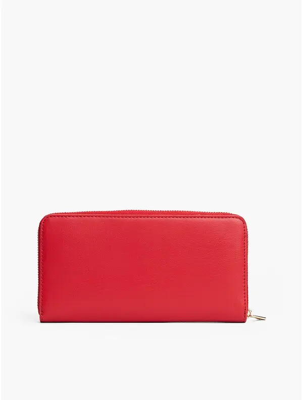 Tommy Hilfiger Monogram Logo Large Zip Wallet