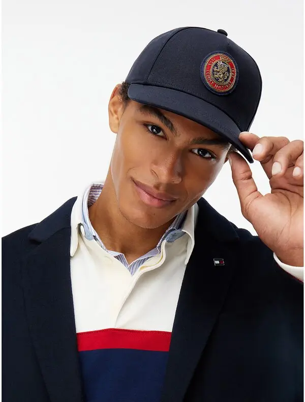 Tommy Hilfiger Crest Logo Patch Baseball Cap
