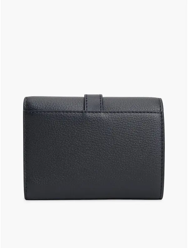 Tommy Hilfiger Buckle Monogram Trifold Wallet