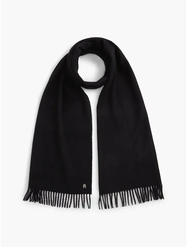 Tommy Hilfiger Cashmere Scarf - Black