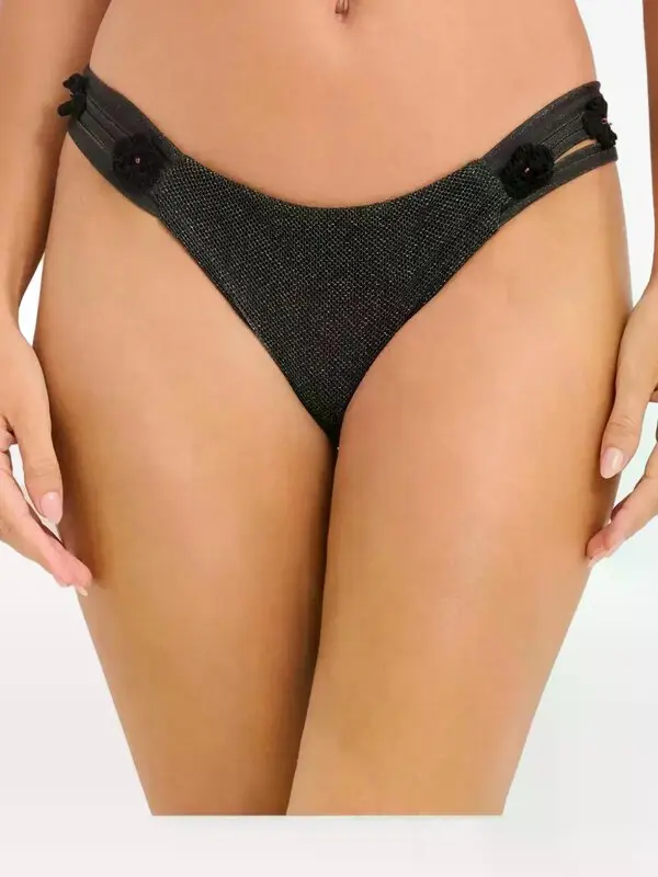 DEL MAAR Arapy Crochet Floral Bikini Bottoms