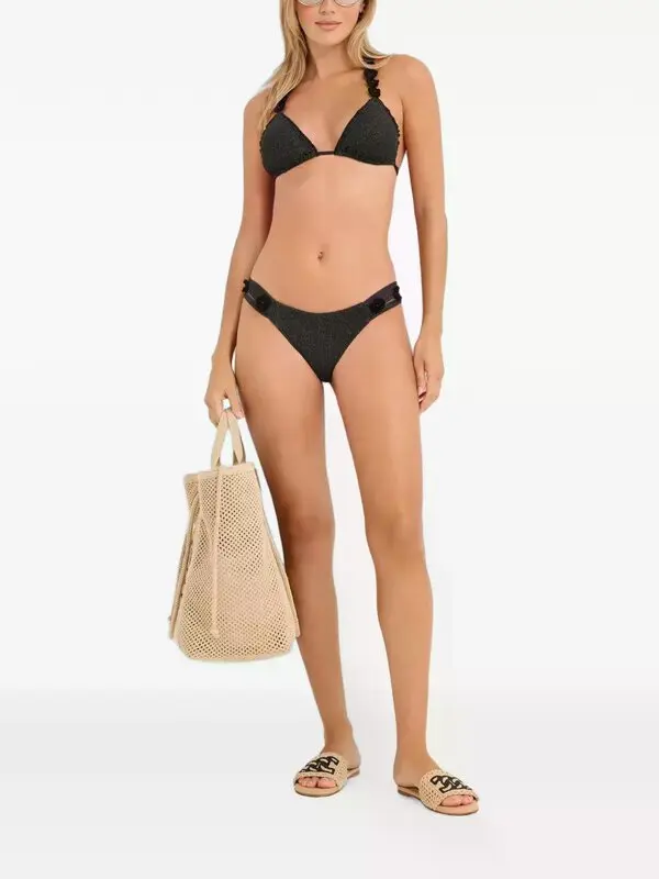 DEL MAAR Arapy Crochet Floral Bikini Bottoms