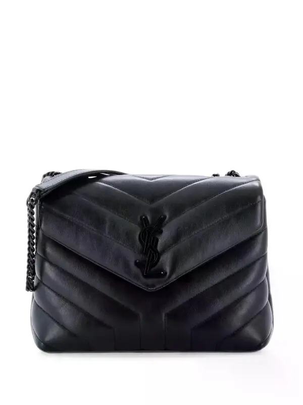 Saint Laurent Loulou Matelasse Chevron Leather Small Shoulder Bag