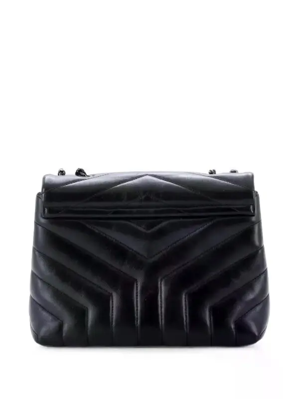 Saint Laurent Loulou Matelasse Chevron Leather Small Shoulder Bag