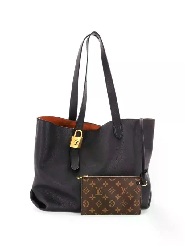 LOUIS VUITTON Low Key Cabas Leather Mm Tote Bag