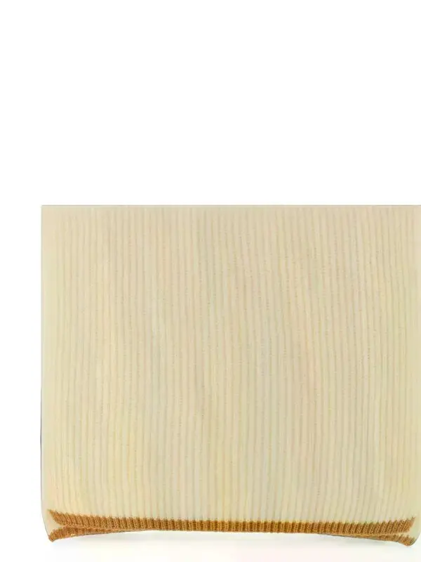 LARDINI Ribbed-knit Beanie Hat And Scarf Set