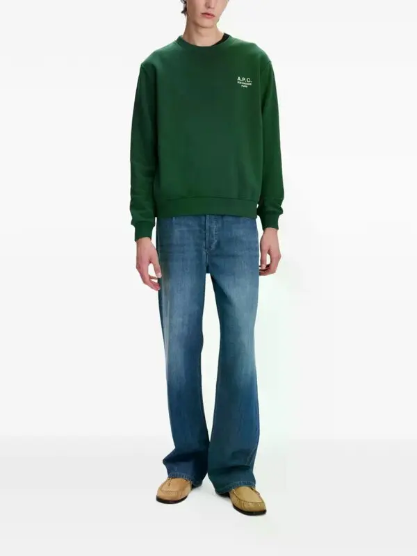 A.p.c. Rue Madame Paris Sweatshirt - Green