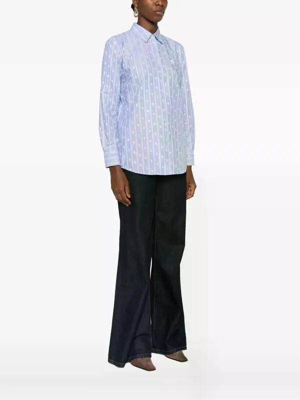 Etro Striped Floral-print Shirt