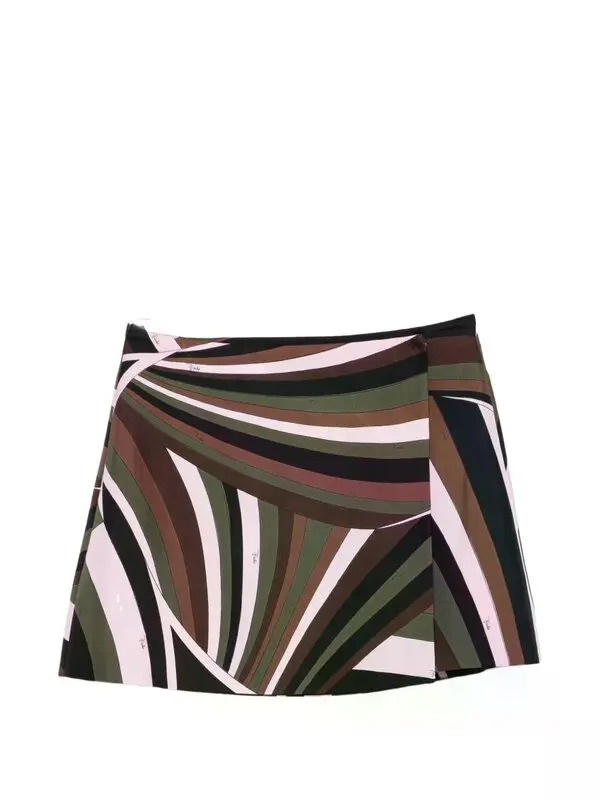 Emilio Pucci Iride-print Silk Skirt