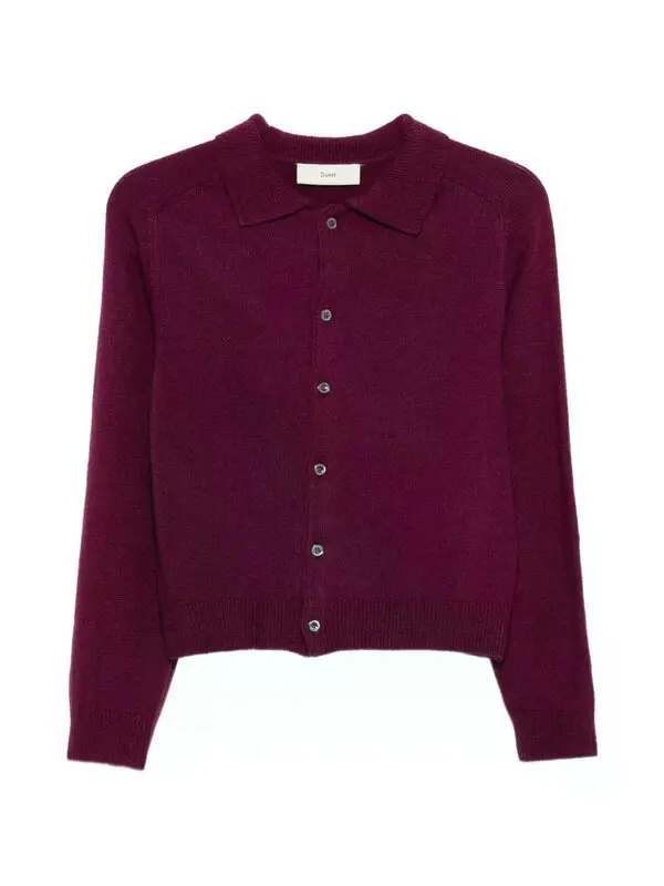 DUNST Button-fastening Long-sleeve Cardigan