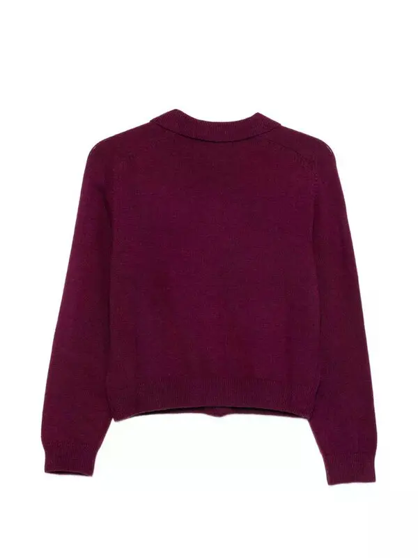 DUNST Button-fastening Long-sleeve Cardigan