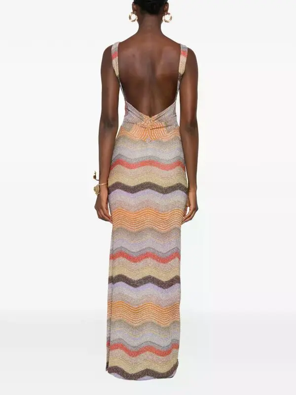 Missoni Zigzag-knit Twist-detail Dress