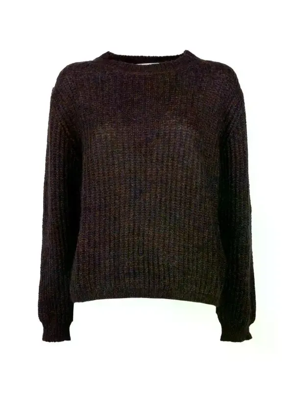 CINQUE Ribbed-knit Crew-neck Sweater