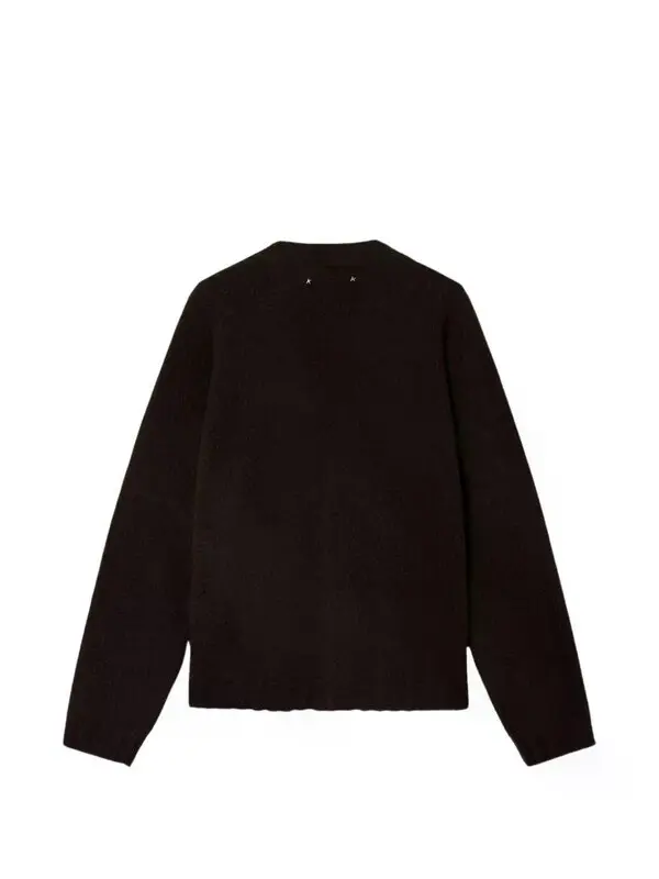GOLDEN GOOSE Cardigan In Casentino-effect Wool - Brown