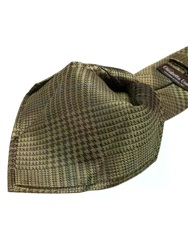 ELIZABETTA Spoleto Jacquard Tie - Green