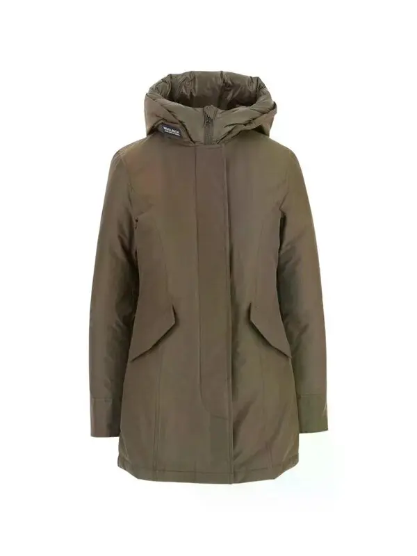 Woolrich Arctic Hooded Parka Coat - Brown