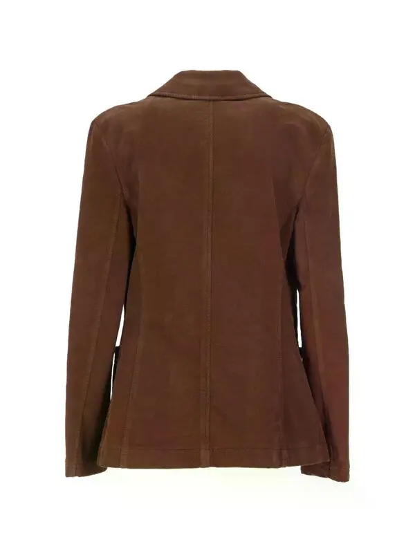 ALVIERO MARTINI 1° CLASSE Single-breasted Cotton Blazer