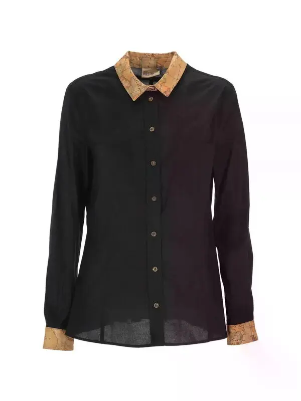 ALVIERO MARTINI 1° CLASSE Geo Classic Button-down Shirt
