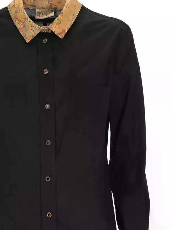 ALVIERO MARTINI 1° CLASSE Geo Classic Button-down Shirt