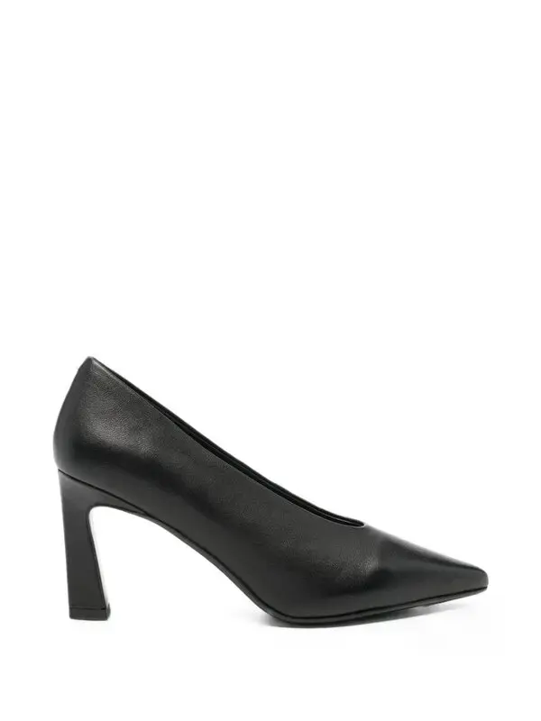 BRUNO PREMI Pointed-toe Leather Pumps - Black