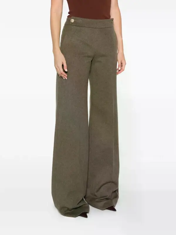 Ermanno Scervino Buckle-detail Wide-leg Trousers