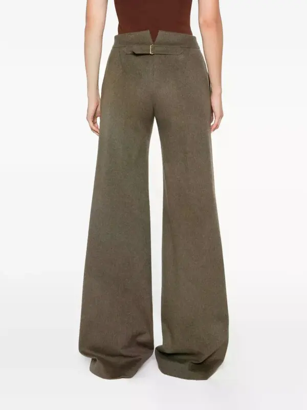 Ermanno Scervino Buckle-detail Wide-leg Trousers