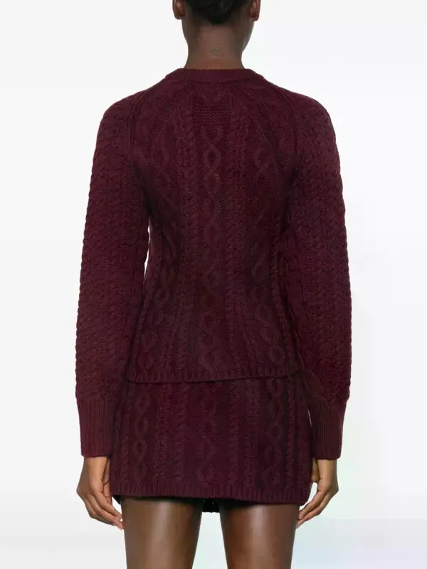 Guest In Residence Cable-knit Sculpted Cardigan