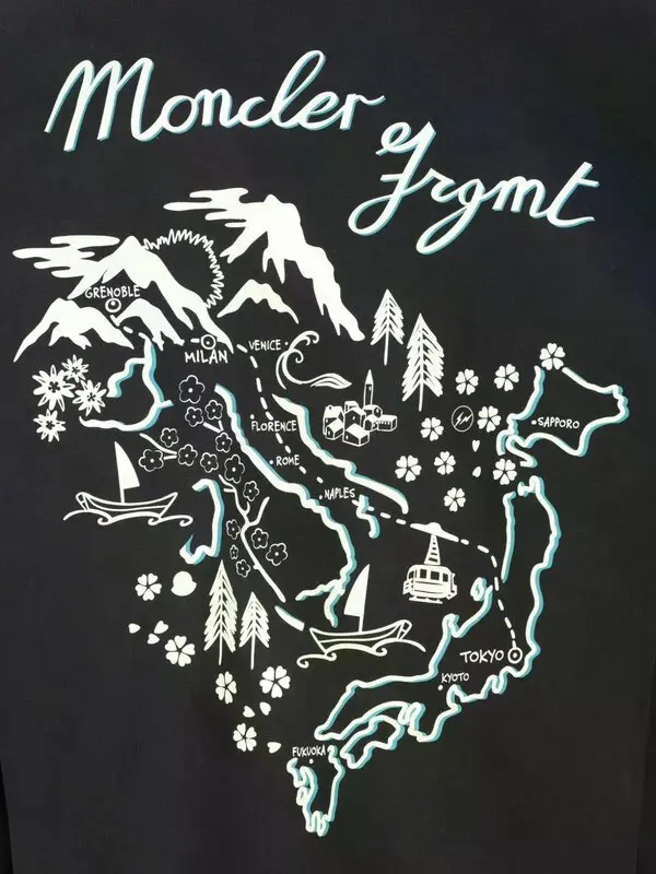 Moncler X Frgmt Logo-print T-shirt