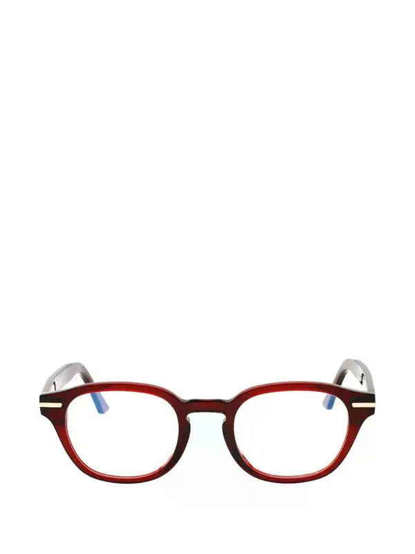 CUTLER & GROSS Round-frame Glasses - Red