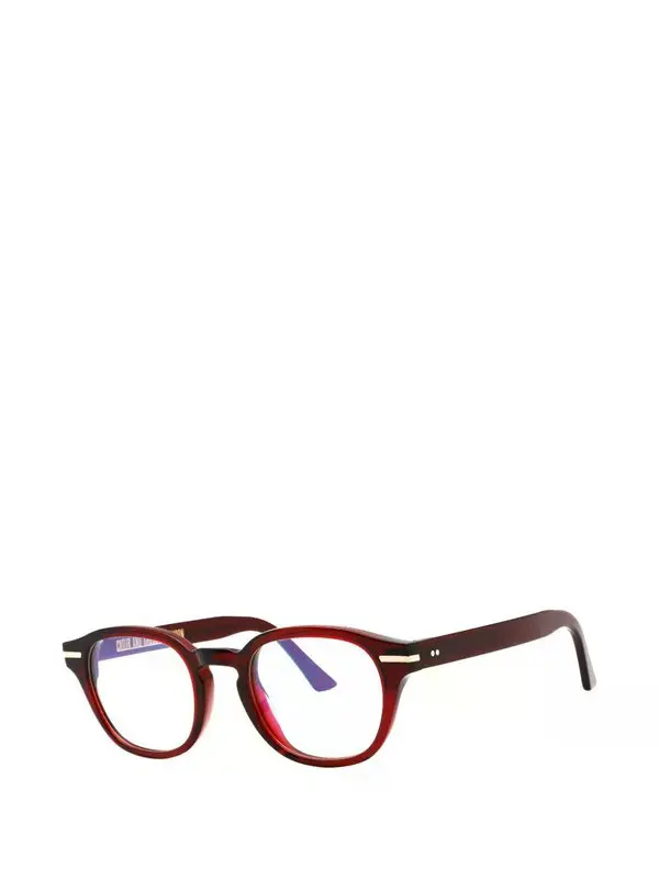 CUTLER & GROSS Round-frame Glasses - Red