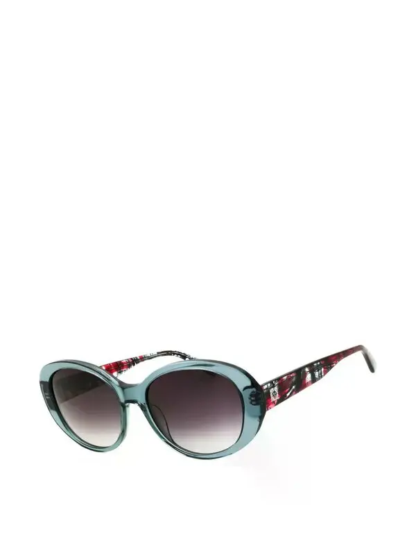 Anne Klein Oval-frame Sunglasses