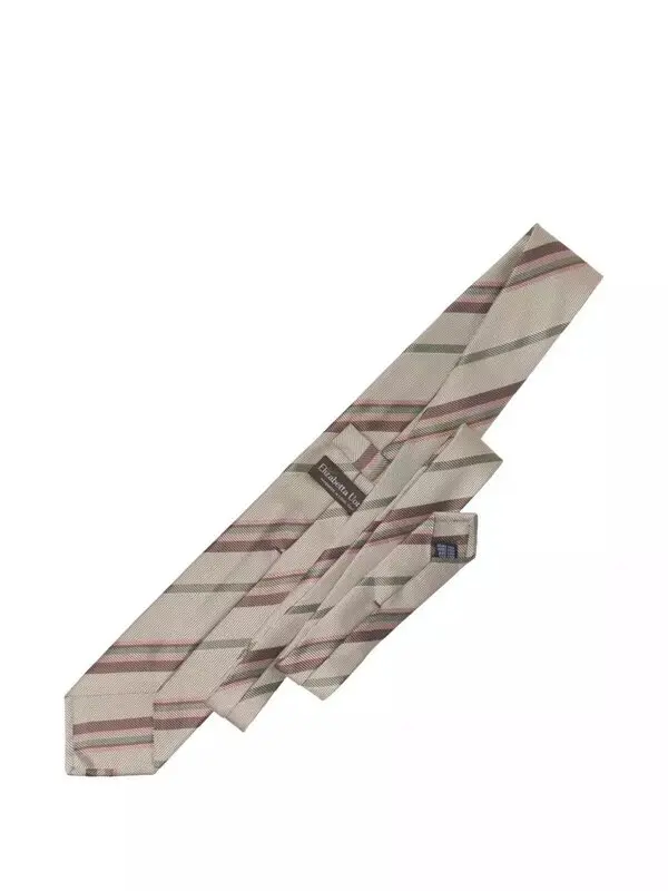 ELIZABETTA Lugano Jacquard-stripe Tie