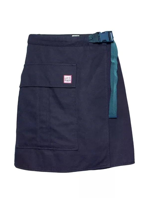 Kenzo Wrap Buckle Skirt
