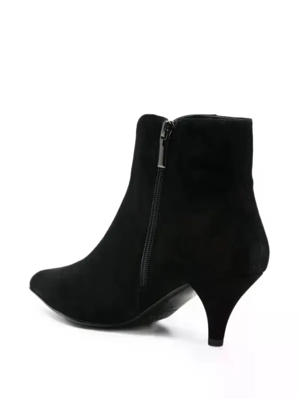 BRUNO PREMI Suede Pointed-toe Ankle Boots