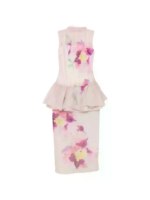 Aje Arlina Ruffled Floral-print Gown