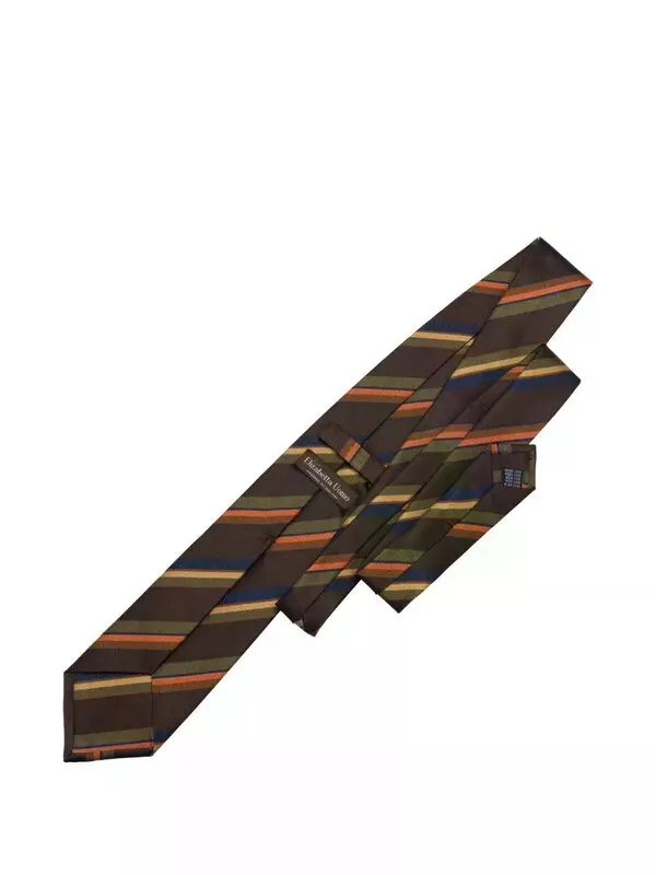 ELIZABETTA Battisti Silk Jacquard Tie