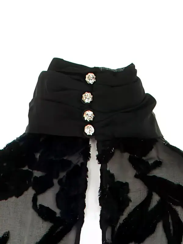 Redemption Devoré Pussy-bow Blouse