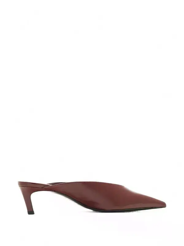 Schutz Loren Pointed-toe Patent-finish Mules