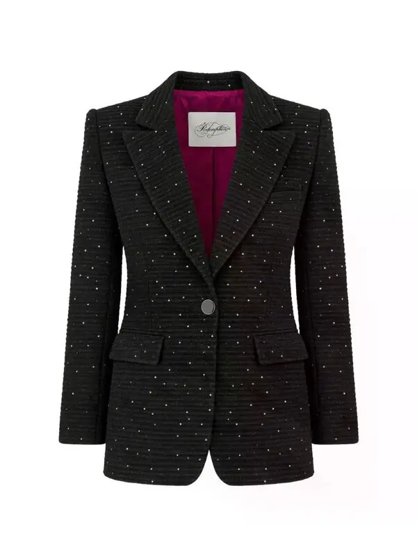 Redemption Sequin-embellished Tweed Blazer