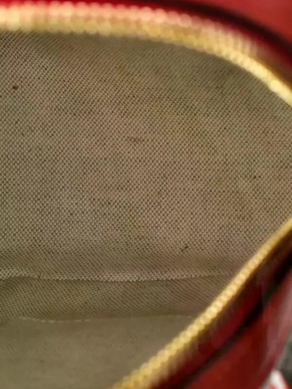 Gucci Zip Pocket Apple Gg Coated Canvas Small Backpack