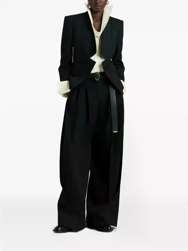 Givenchy Reverse Lapel Jacket In Wool